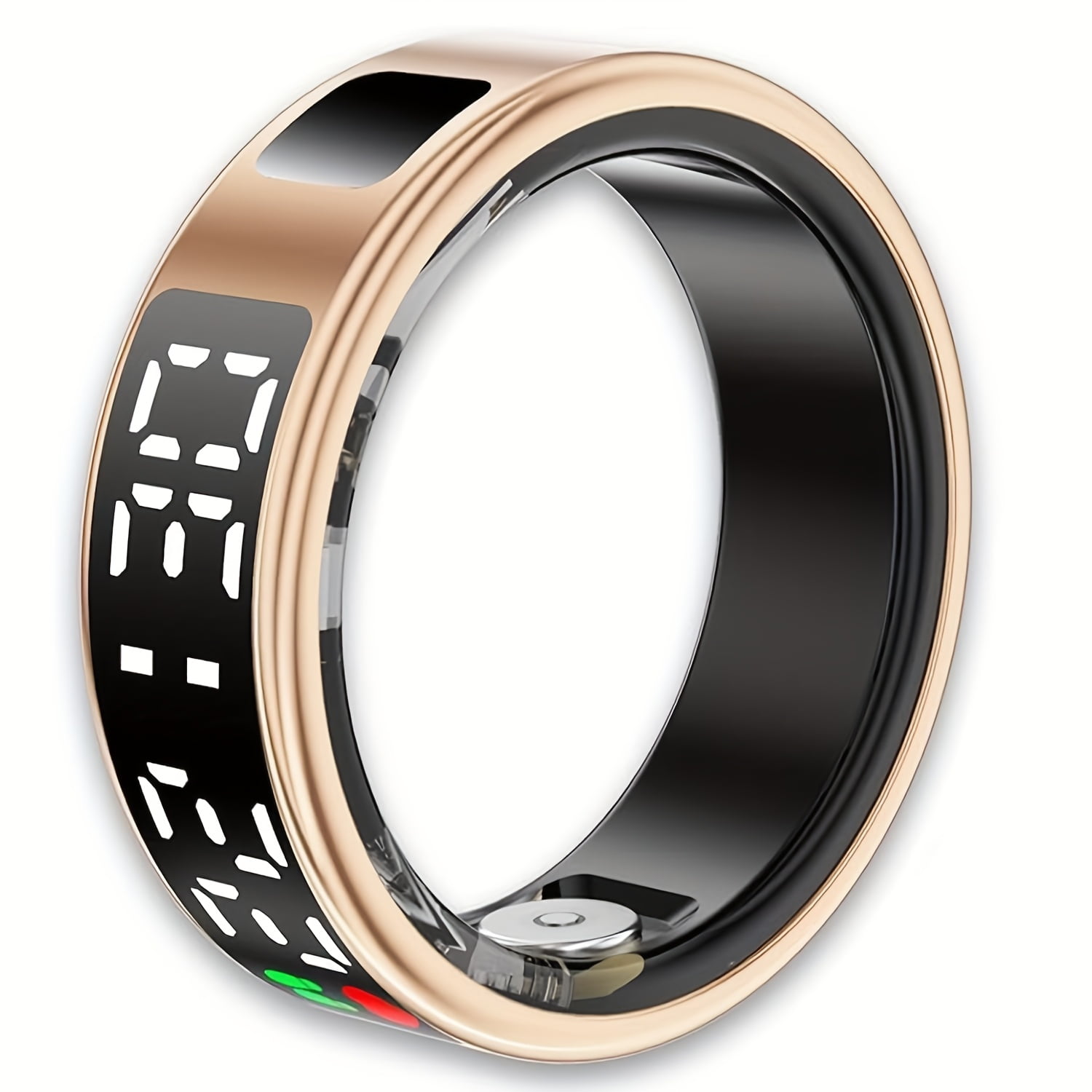 Smart Fitness Ring with Display, Touch Screen for Women Men, Activity Tracker Steps Calories ...