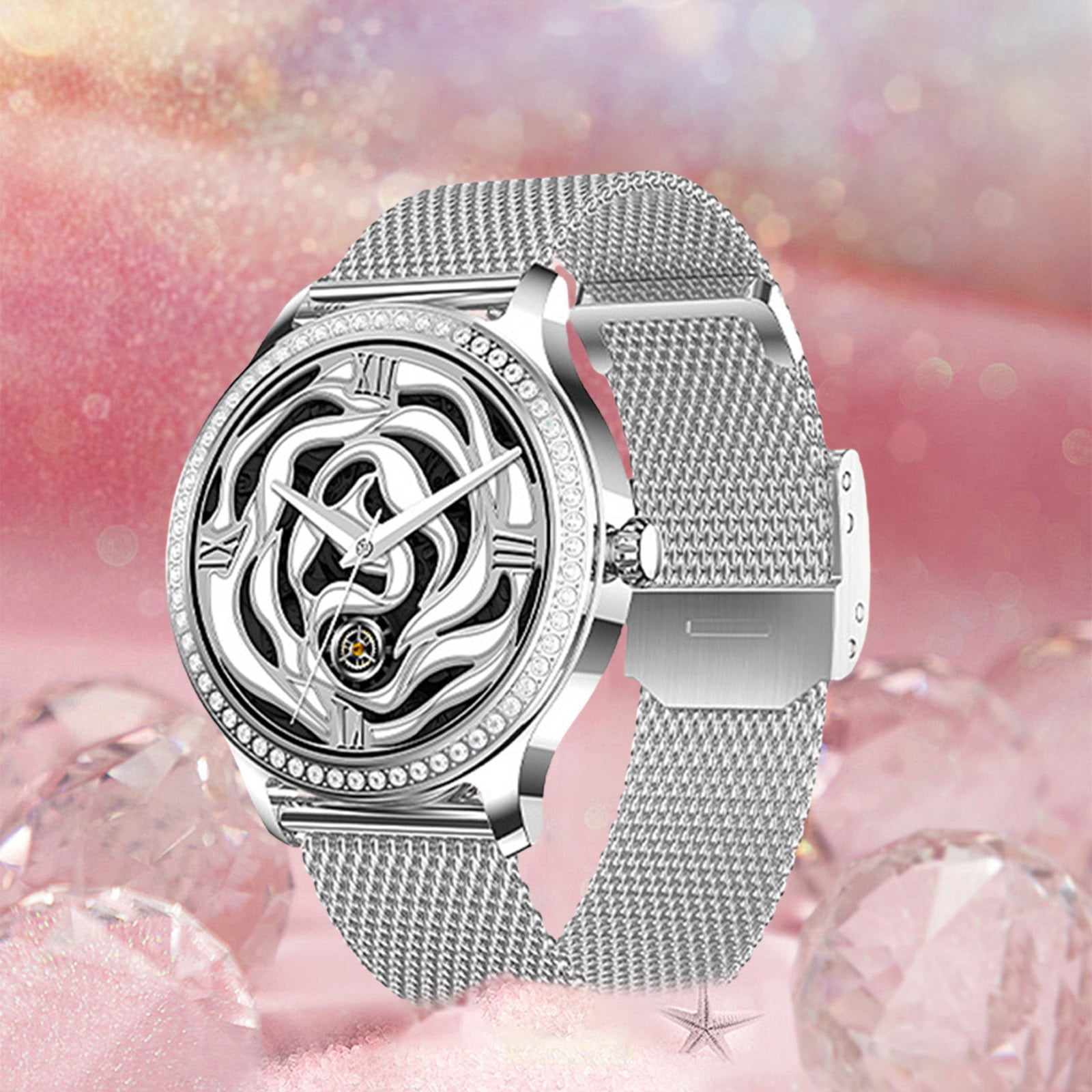 Smart Fitness Tracker Watch, Water-Resistant Design, Heart Rate Monitor ...