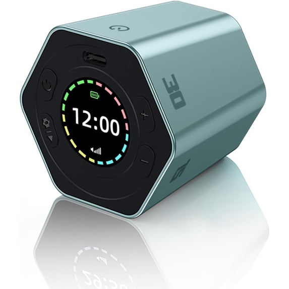 Smart Flip Timer, Six-Sided Rotating Timer, 3/5/10/15/30 Min/Custom ...