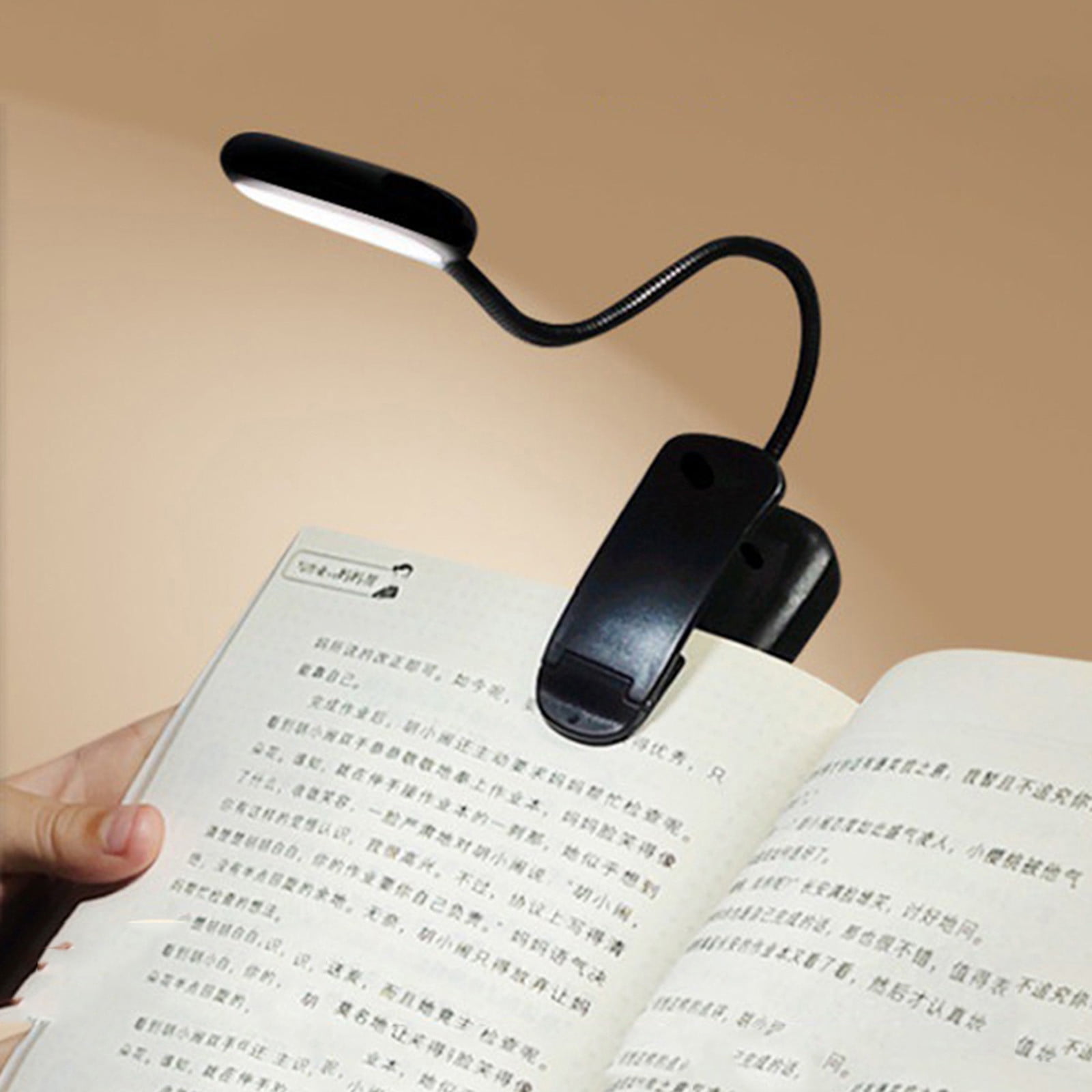 Smart Foldable Clip Lamp - USB-C Rechargeable Reading Light with 360 ...