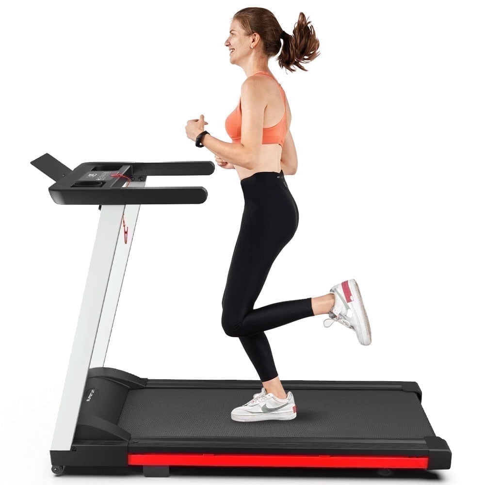 Smart Folding Treadmill for Home&Office with APP,300 lb Capacity ...