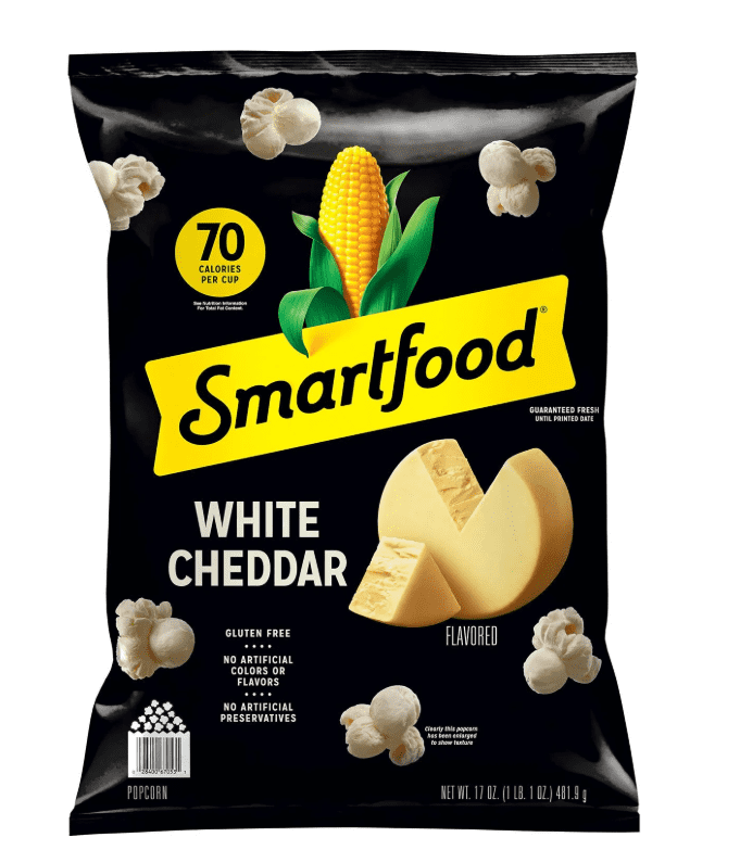 Smart Food Popcorn White Cheddar Party Size -17oz Bags - Walmart.com
