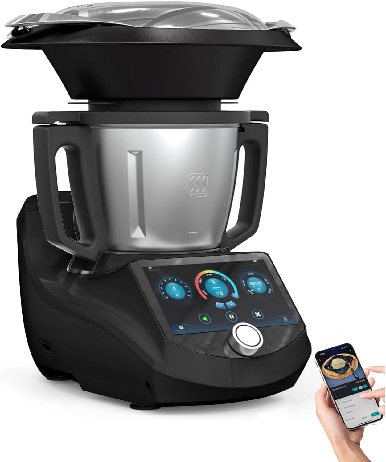 Smart Food Processor UltraCook All-in-One Auto Cooking Machine,3.5L ...