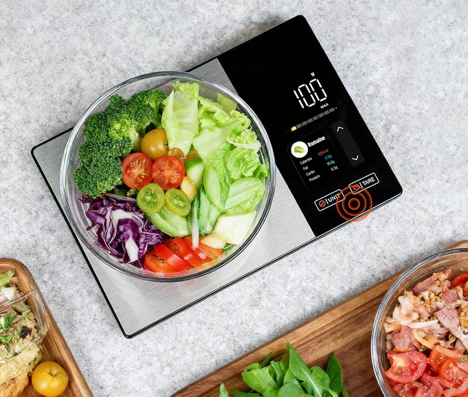 Smart Food Scale with Nutritional Calculator, Digital Kitchen Scale ...