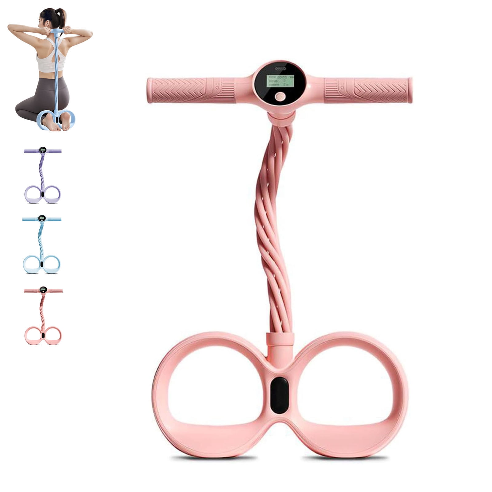 Smart Foot-Operated 6-Tube Resistance Band - Multifunctional Counting ...