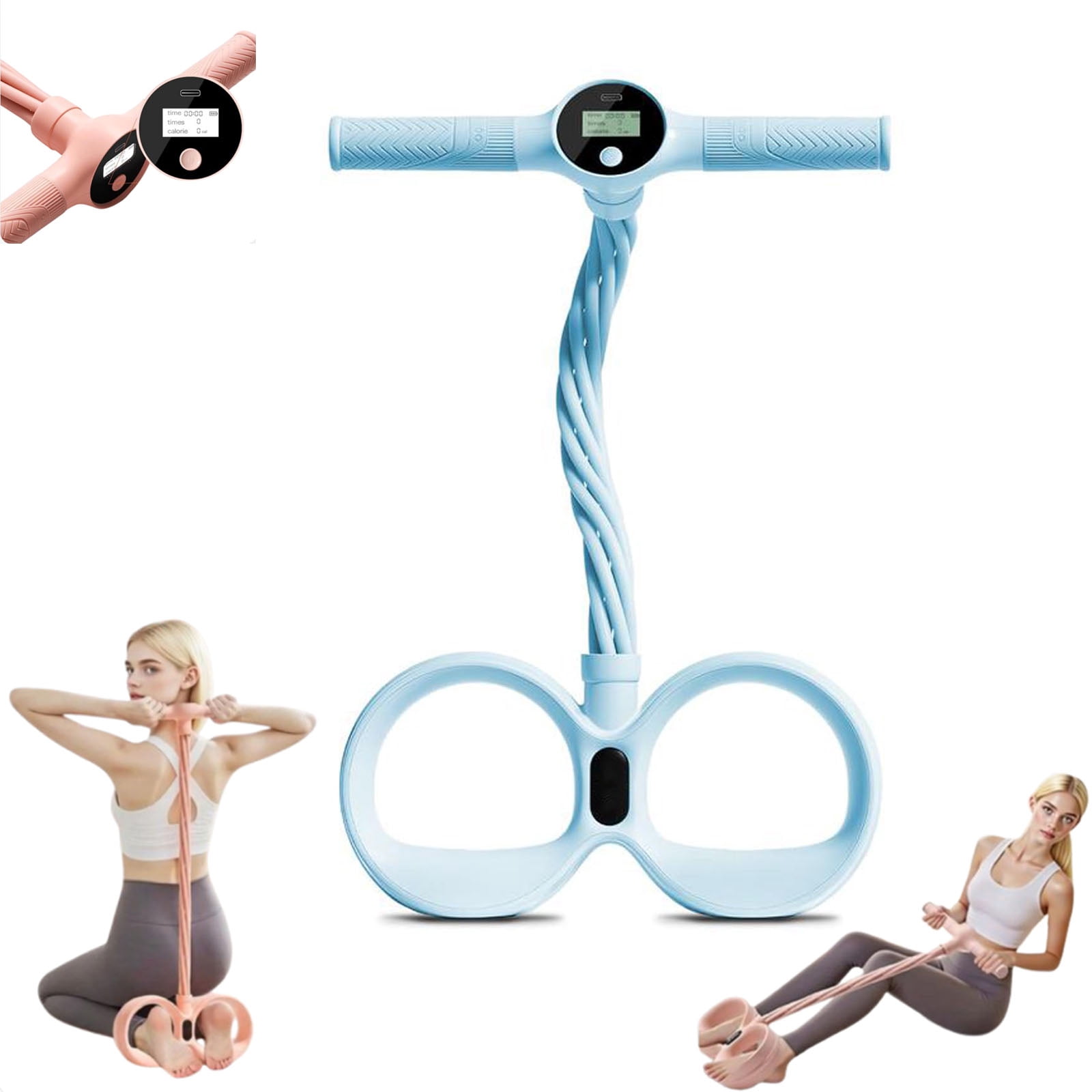 Smart Foot Pedal Puller, 6 Tube Pedal Puller Resistance Band with ...