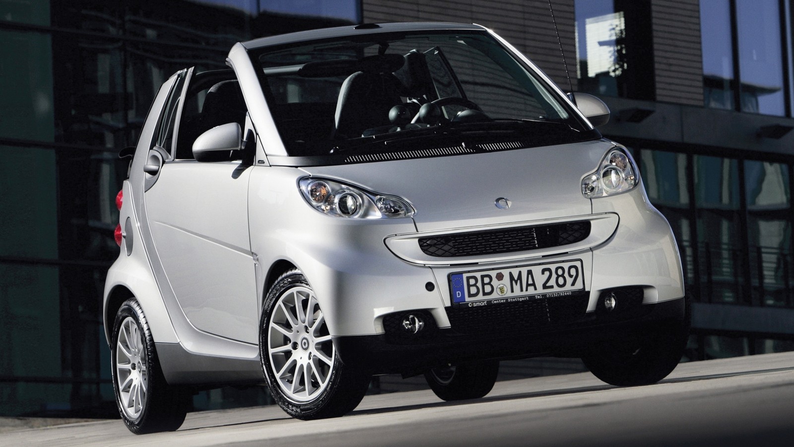 Smart Fortwo Cabrio Passion 300 - 20x30 Inch Glossy Laminated Poster ...