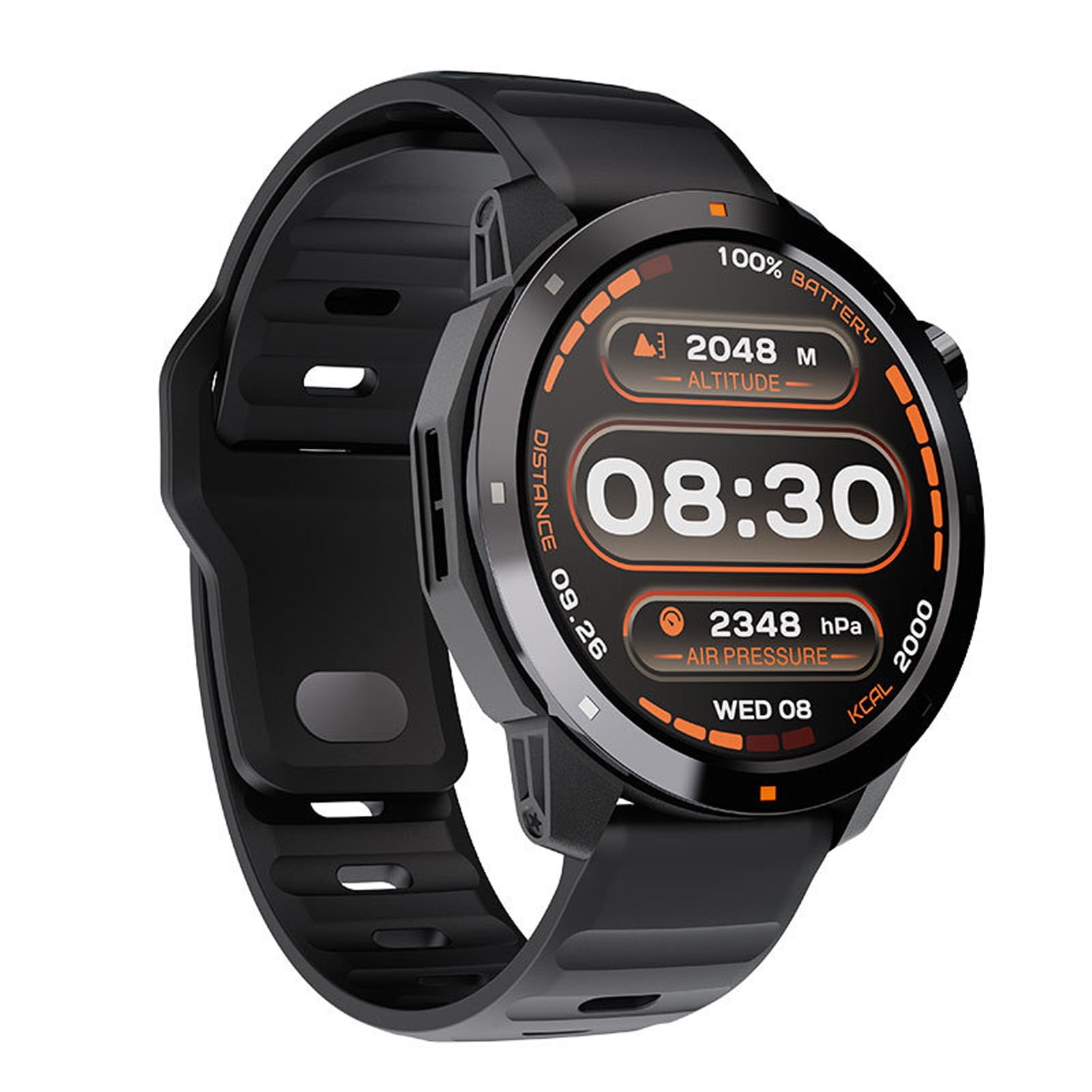 Smart GPS Sport Smartwatch Wireless Talk Watch Compass Altimeter ...
