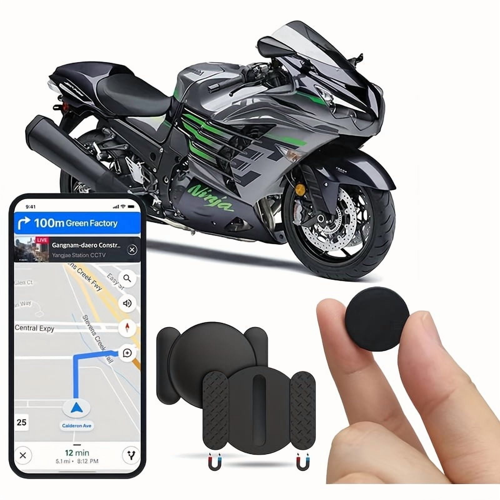 Smart GPS Tracker for Car & Luggage, Magnetic Case, No Monthly Fee ...