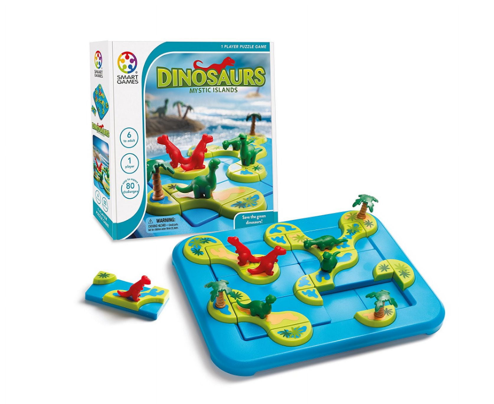 Smart Games - Dinosaurs Mystic Islands - Walmart.com