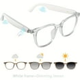 Smart Glasses 2025: Auto-Tint, Audio Music/Calls, All-Day Wear for ...