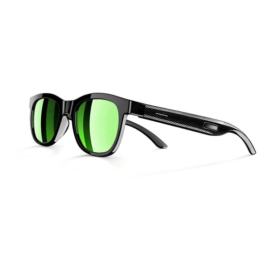 Smart Glasses with Voice Assistant, FM Radio, Blue Light Blocking Audio ...