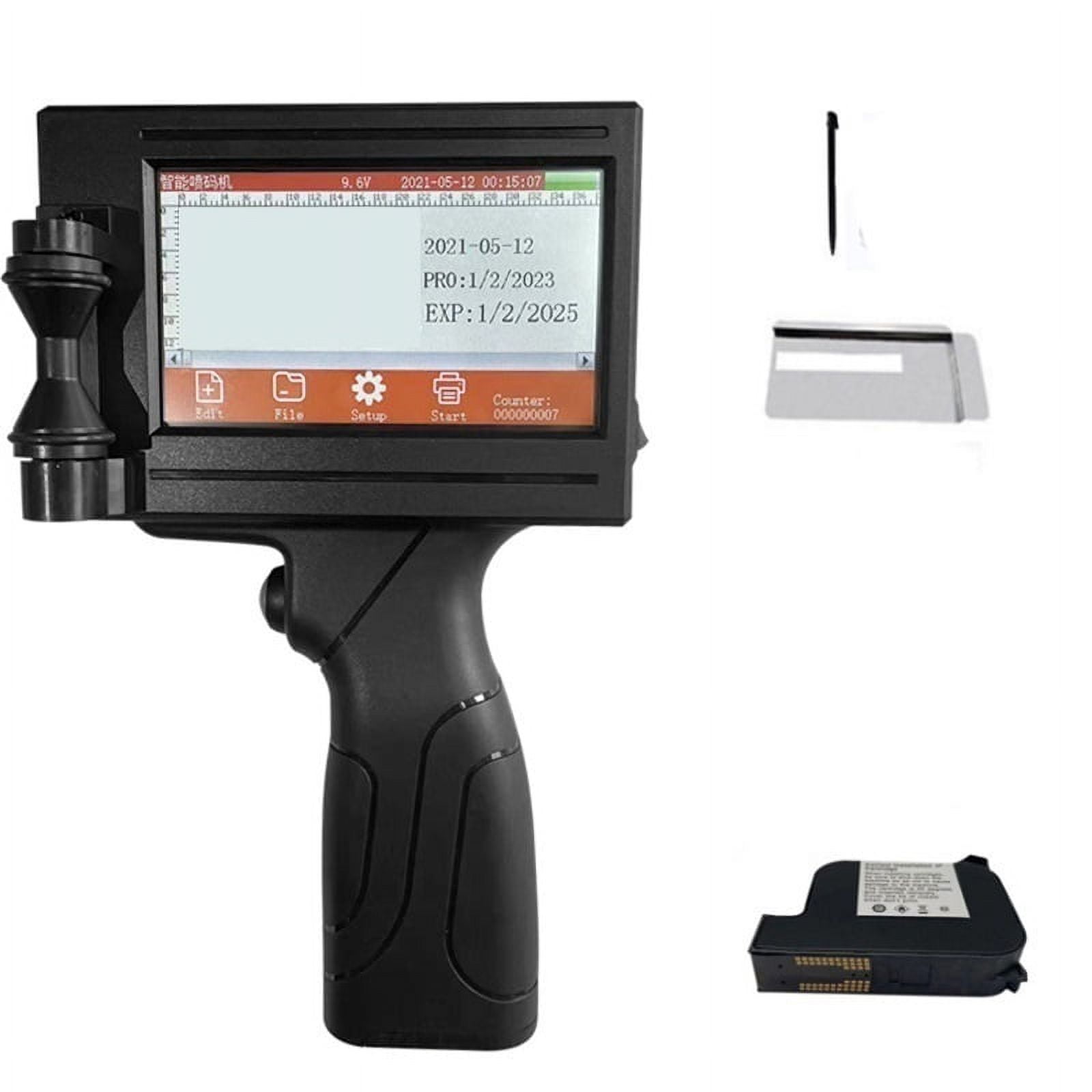 Smart Handheld Inkjet Printer , 12.7mm Bar Lot Code Numbering Logo ...