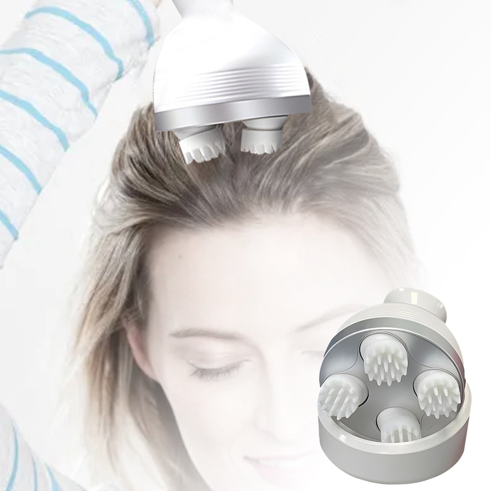 Smart Head Massager for Tension and Scalp Relaxation - Portable Device ...