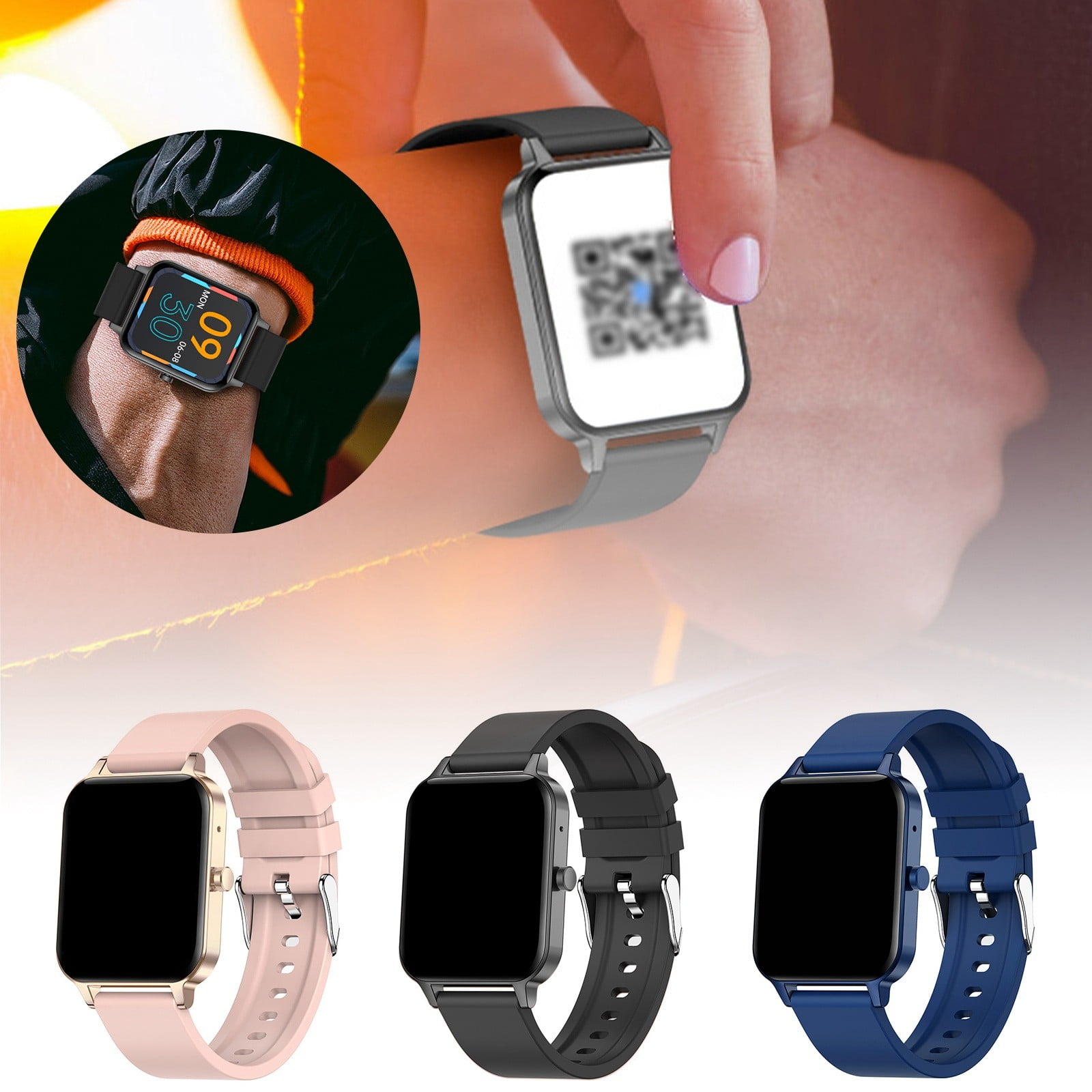 Smart Health Tracking Smartwatch for Health and Wellness Support ...