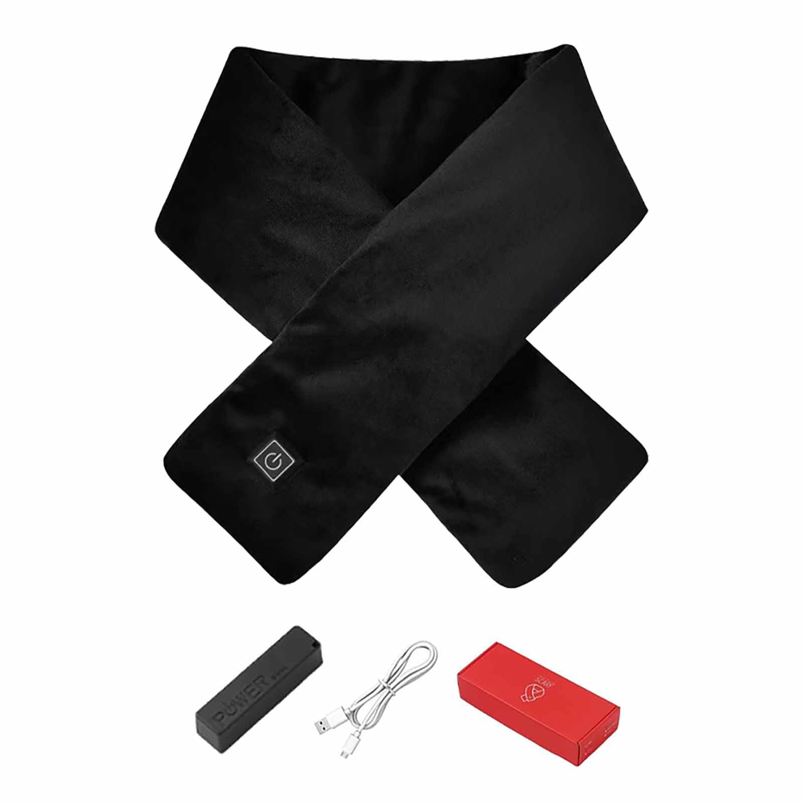 Smart Heated Scarf Rechargeable Soft Neck Heater With 3000mah Battery ...