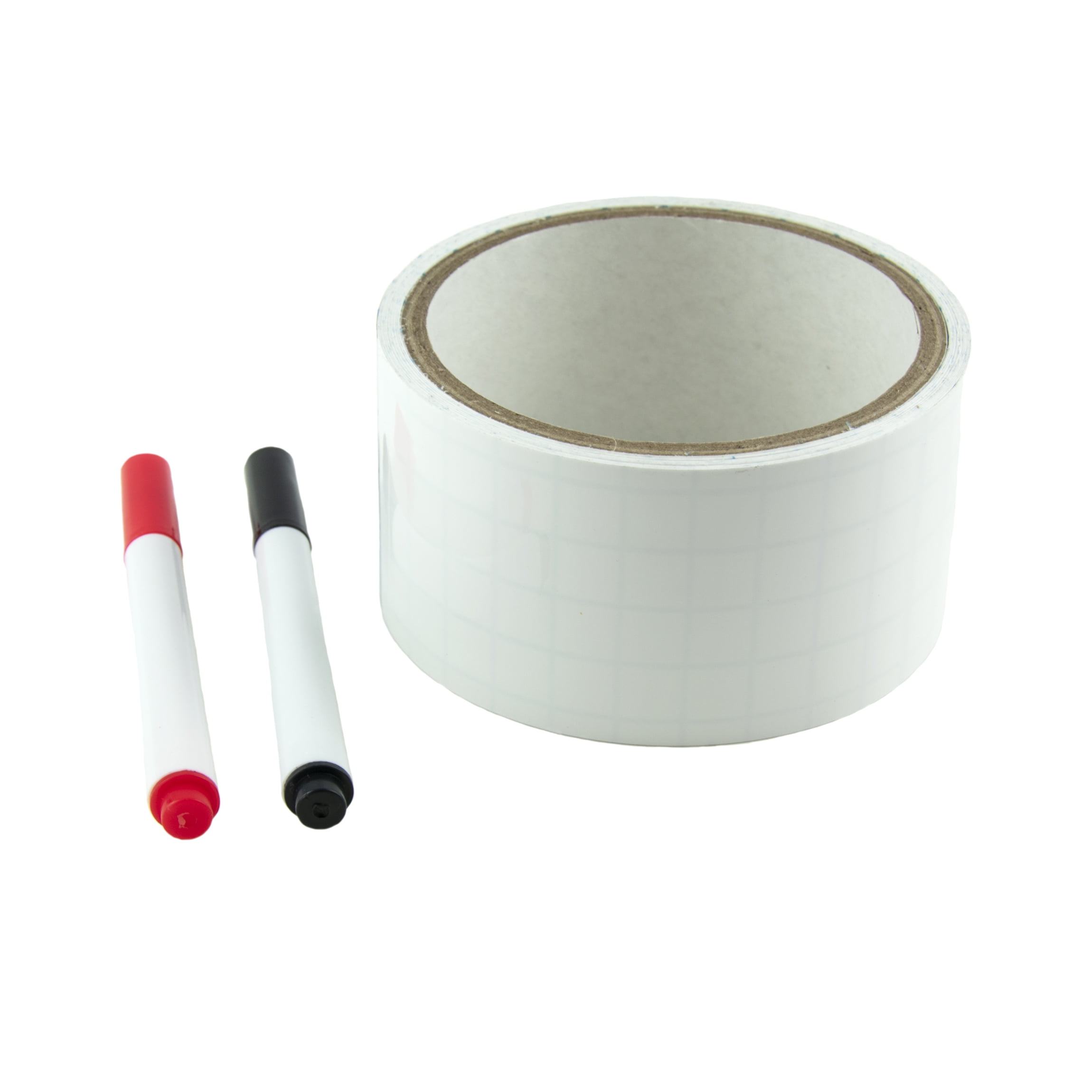 Smart Home 2" x 14' White Dry Erase Tape and Marker Set - Walmart.com