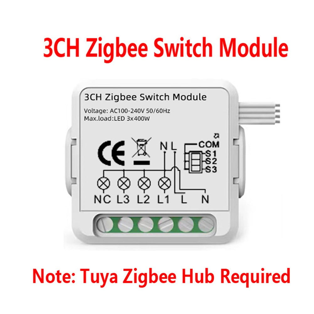 Smart Home 4-Way Switch Module for Voice Control and Home Automation ...