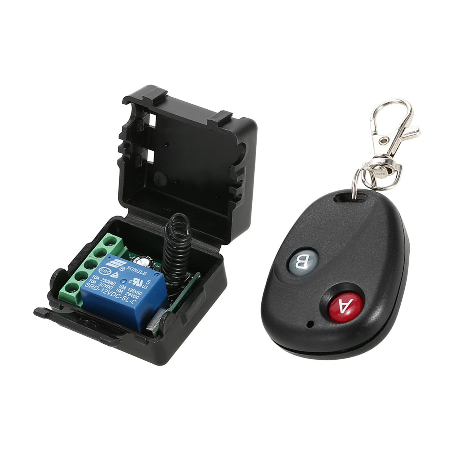 Smart Home 433Mhz DC 12V 1CH Wireless Remote Switch Relay Receiver ...