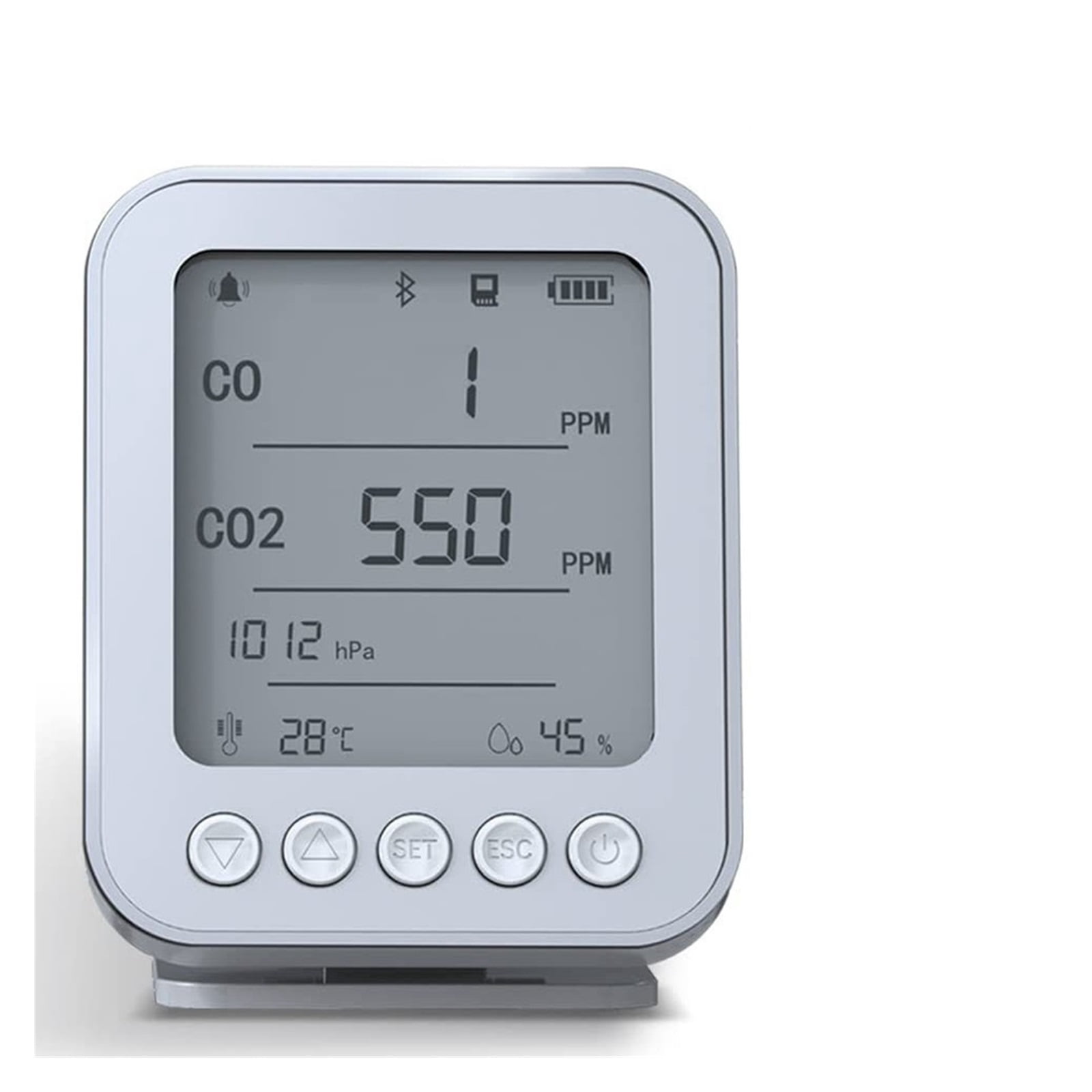 Smart Home Air Quality Monitor CO2 CO Humidity Temperature Pressure ...