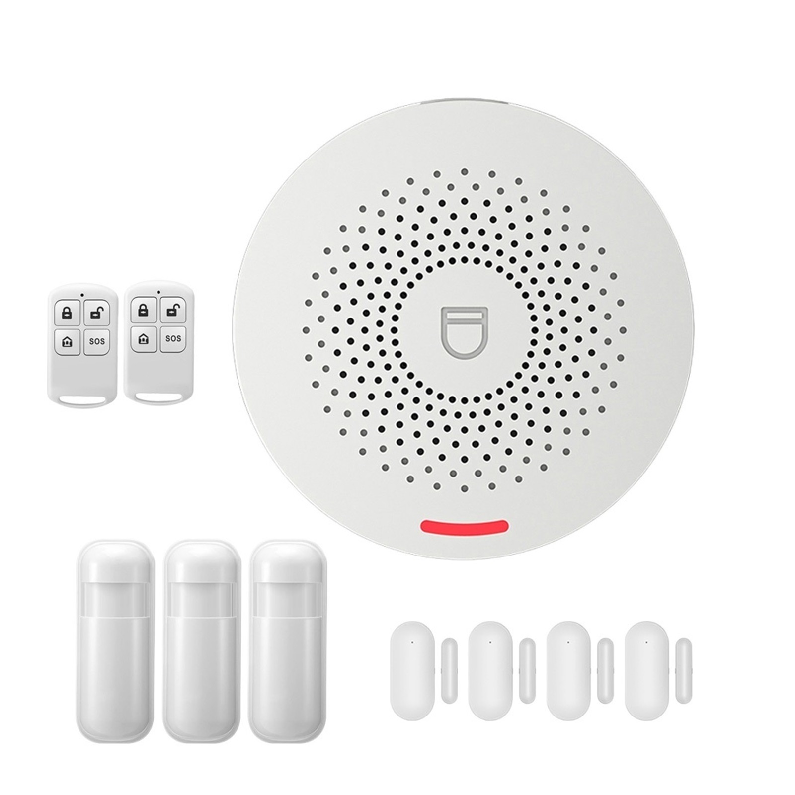 Smart Home Alarm System 433MHz Burglar Security Alarm Tuya App Control ...