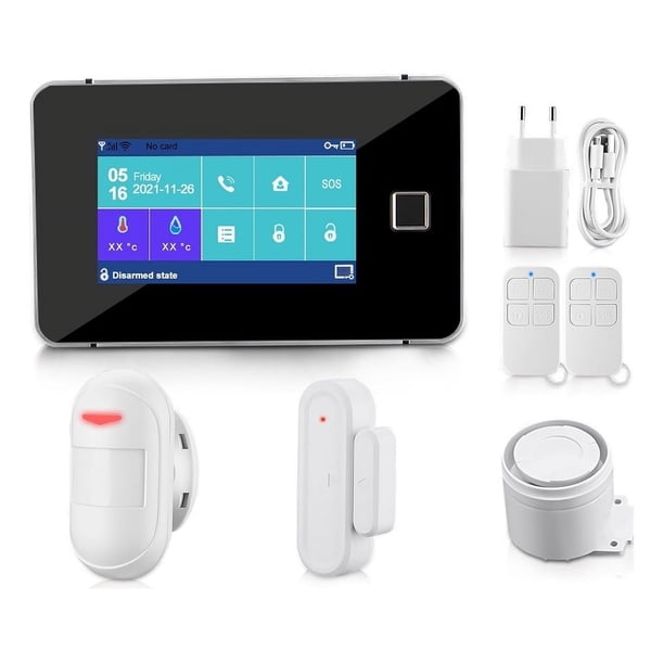 Smart Home Alarm System, Wi-Fi, GSM, - Walmart Business Supplies