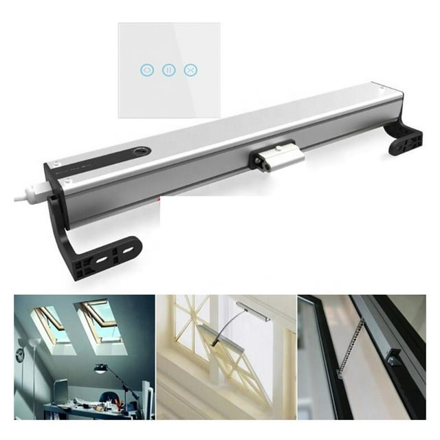 Smart Home Automatic 24v DC Window Opener Electric Remote Control With ...