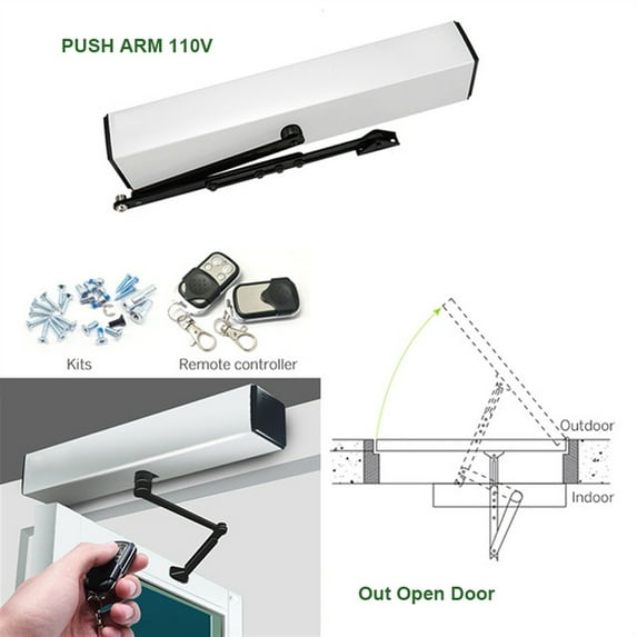 Smart Home Automatic Swing Door Opener Closer Electric Garage Gate ...