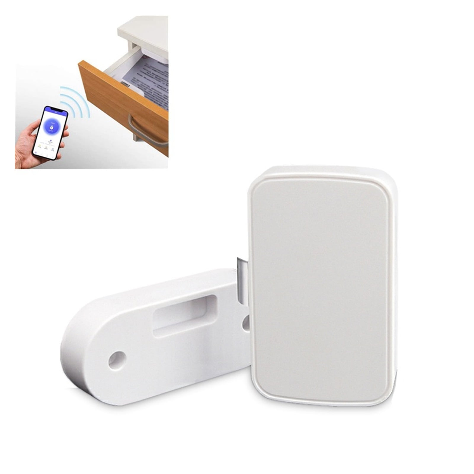 Smart Home Biometric Fingerprint Lock Hidden Drawer Electronic Lock ...