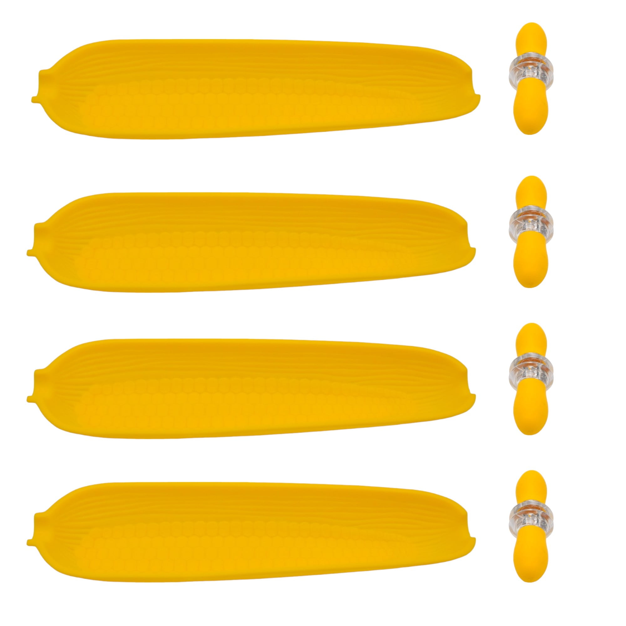 Smart Home Corn on the Cob Dish and Fork Set with Butter Spreader 13pc ...