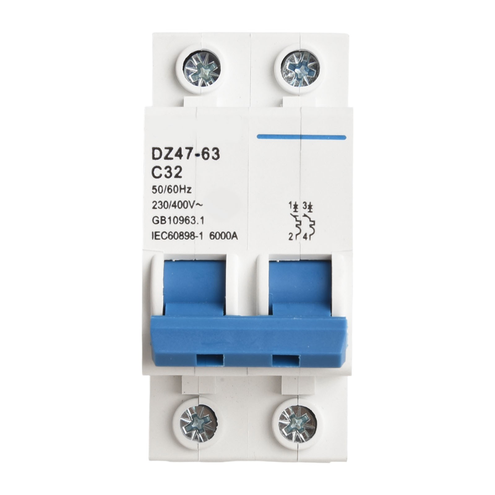 Smart Home DC Circuit Breaker PV Solar 16-63A 400V AC 2 Poles MCB Solar ...