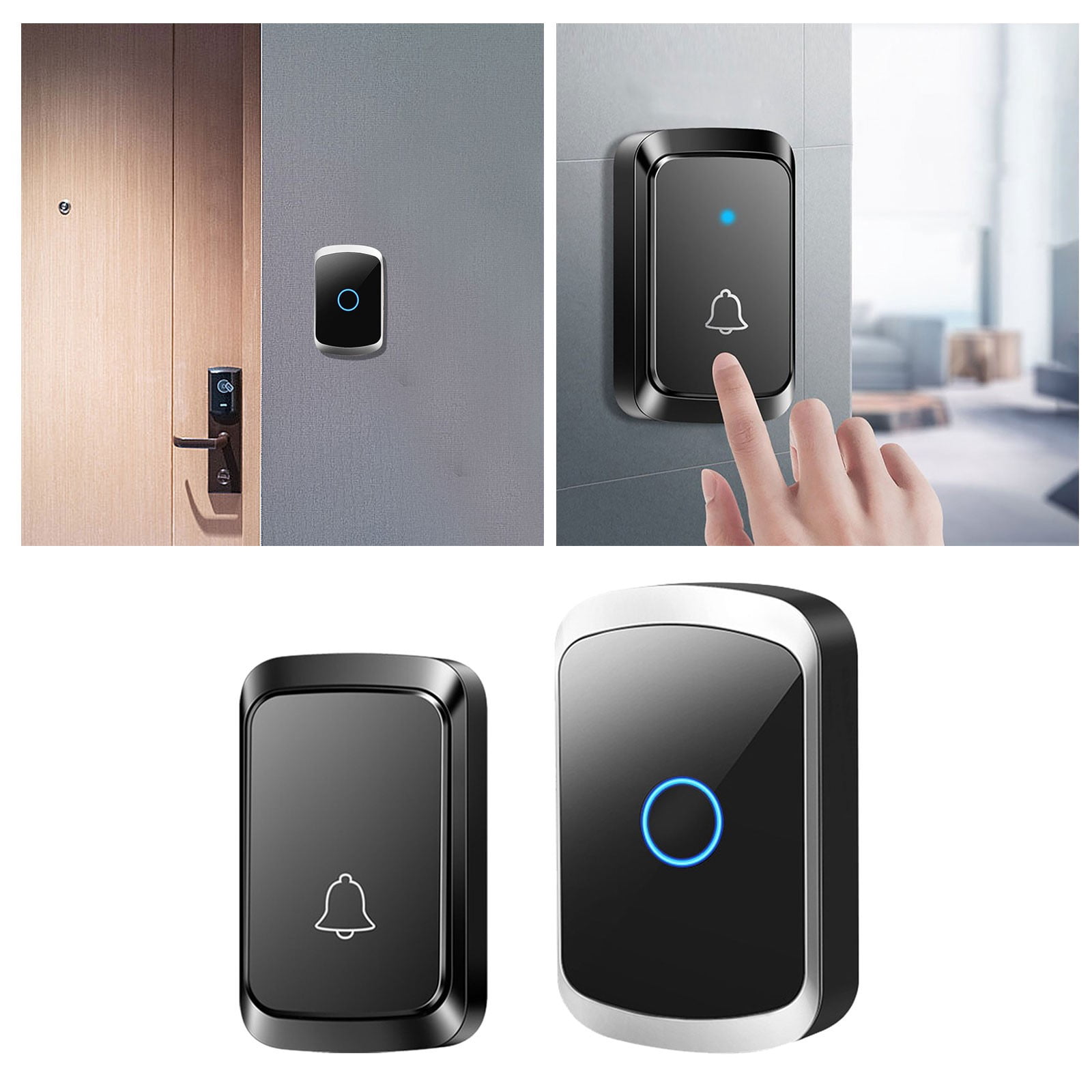 Smart Home Devices Door No Plug Doorbell Home Wireless Ultra ...