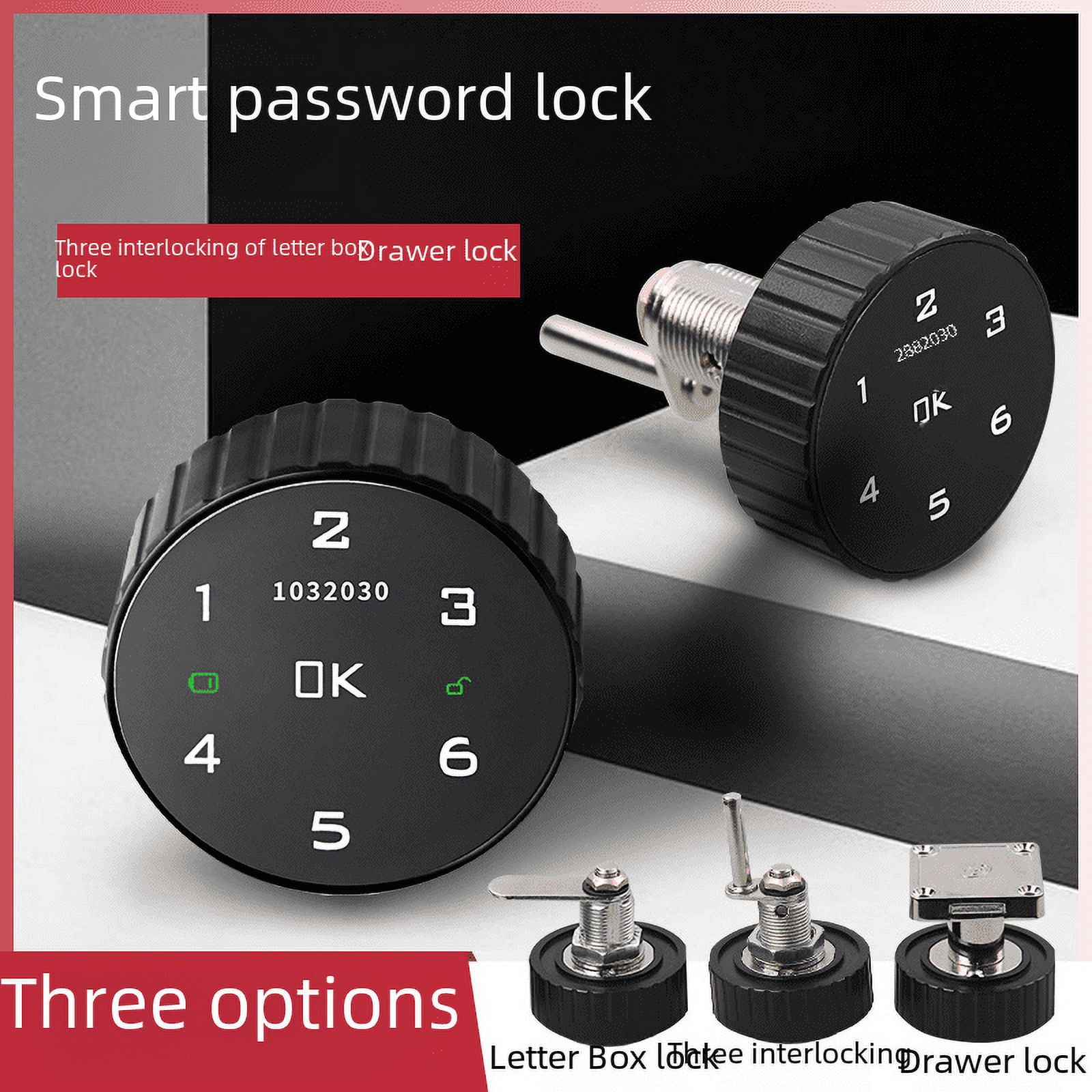 Smart Home Electronic Password Drawer Lock Wardrobe Shoe Cabinet ...