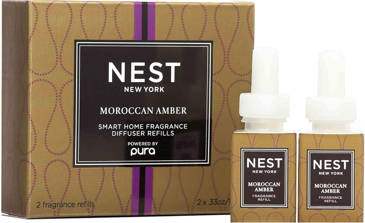 Smart Home Fragrance Diffuser Refill Smart Vials, Moroccan Amber - Set ...