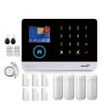 Smart Home Gsm Alarm System For Home With Motion Sensor Wireless Siren