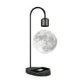 Smart Home Levitating Moon Lamp with Wireless Charging Pad Floating LED ...
