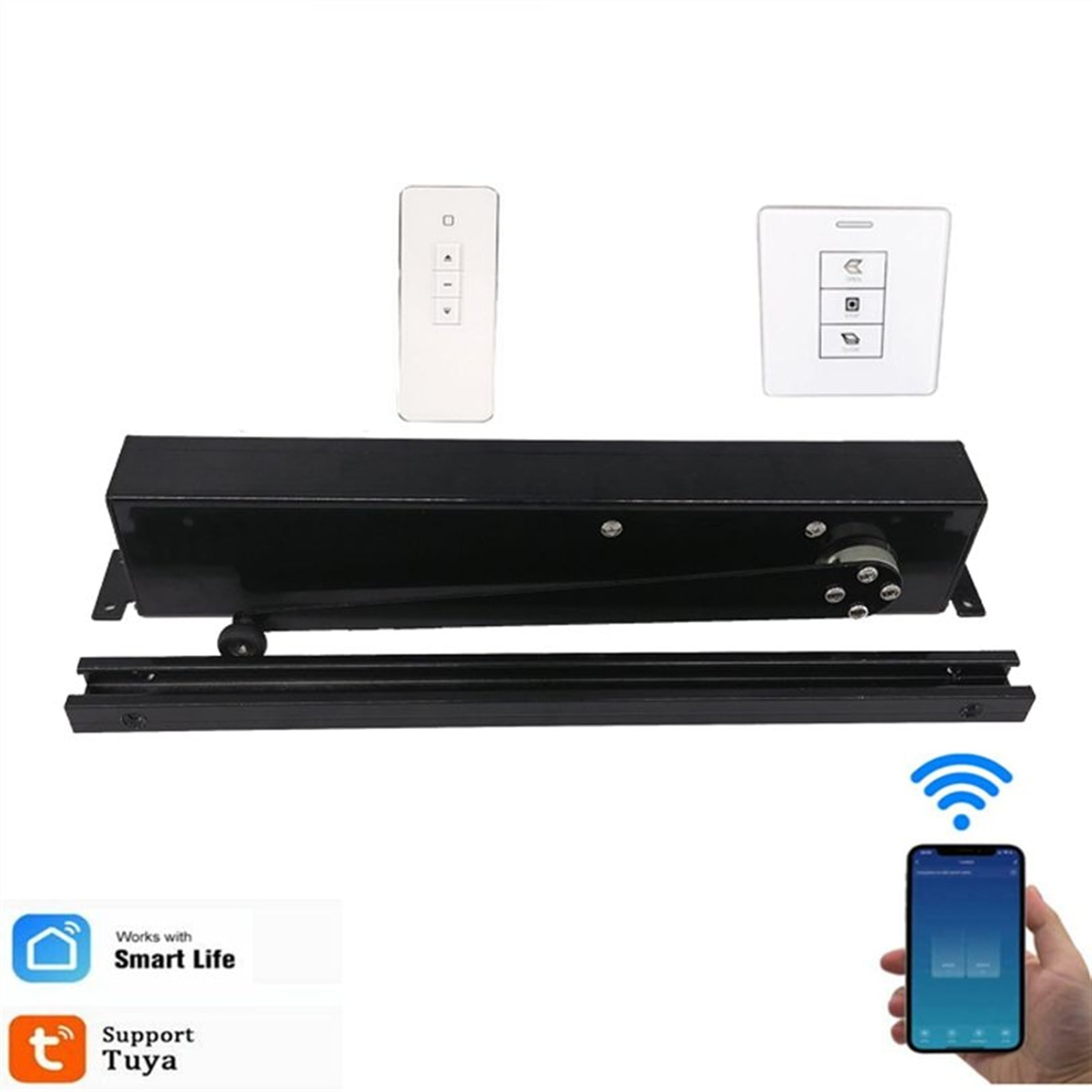 Smart Home Office Electric Automatic Swing Hinged Shutter Opener ...