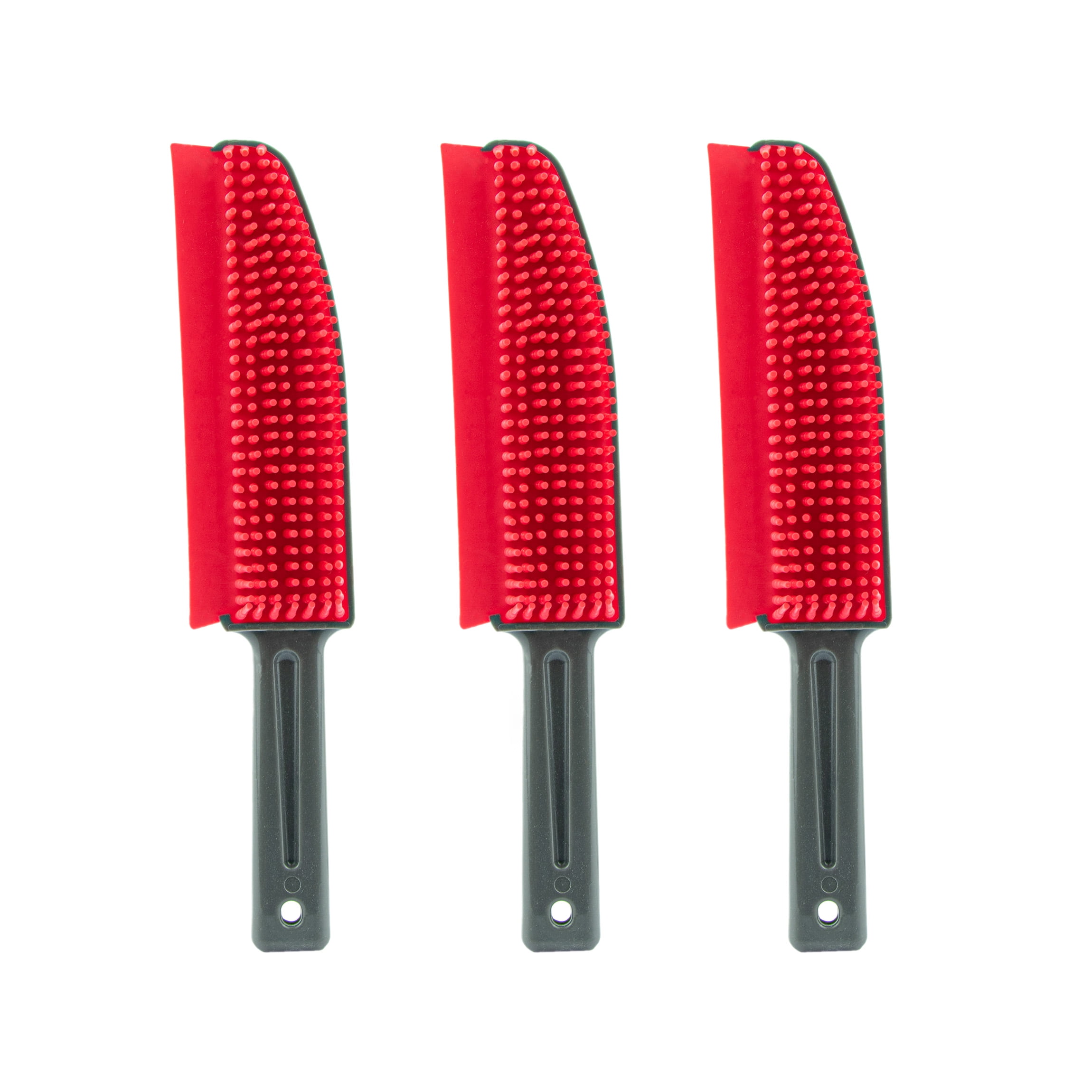 Smart Home Pet Hair Removal Rubber Brushes Set of 3 - Walmart.com
