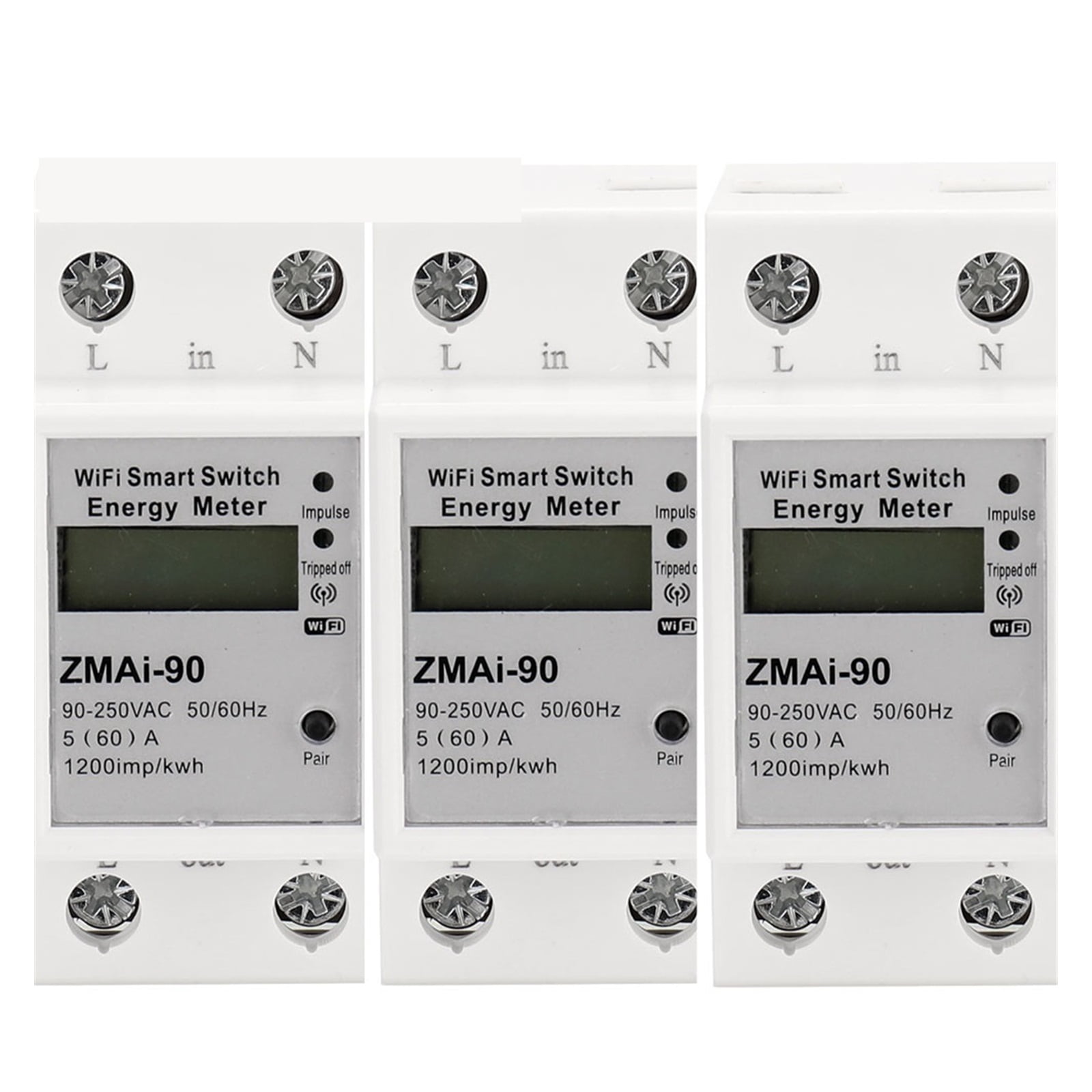 Smart Home Power Meter Wattmeter Energy Meter Voltage Relay Electric ...