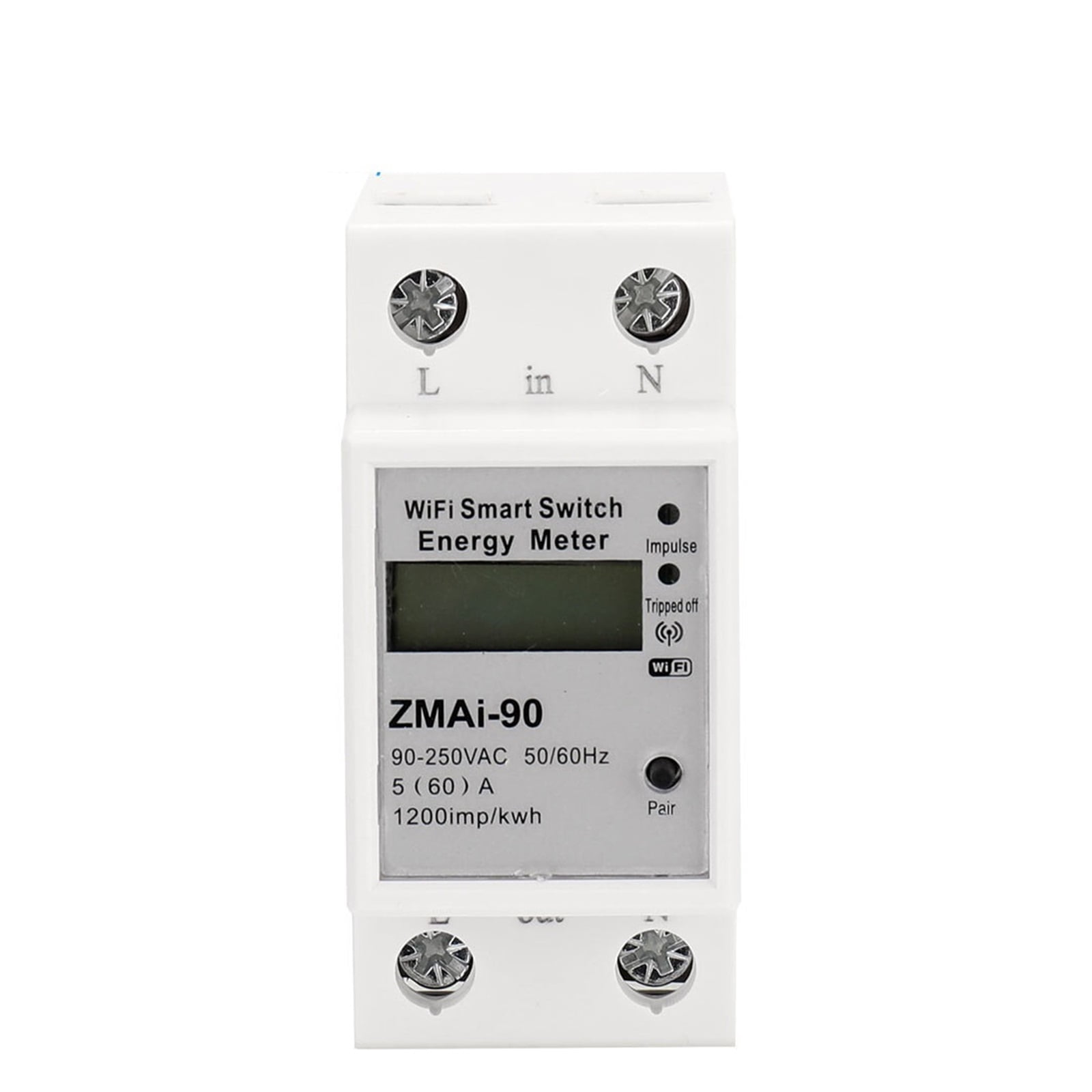 Smart Home Power Meter Wattmeter Energy Meter Voltage Relay Electric ...