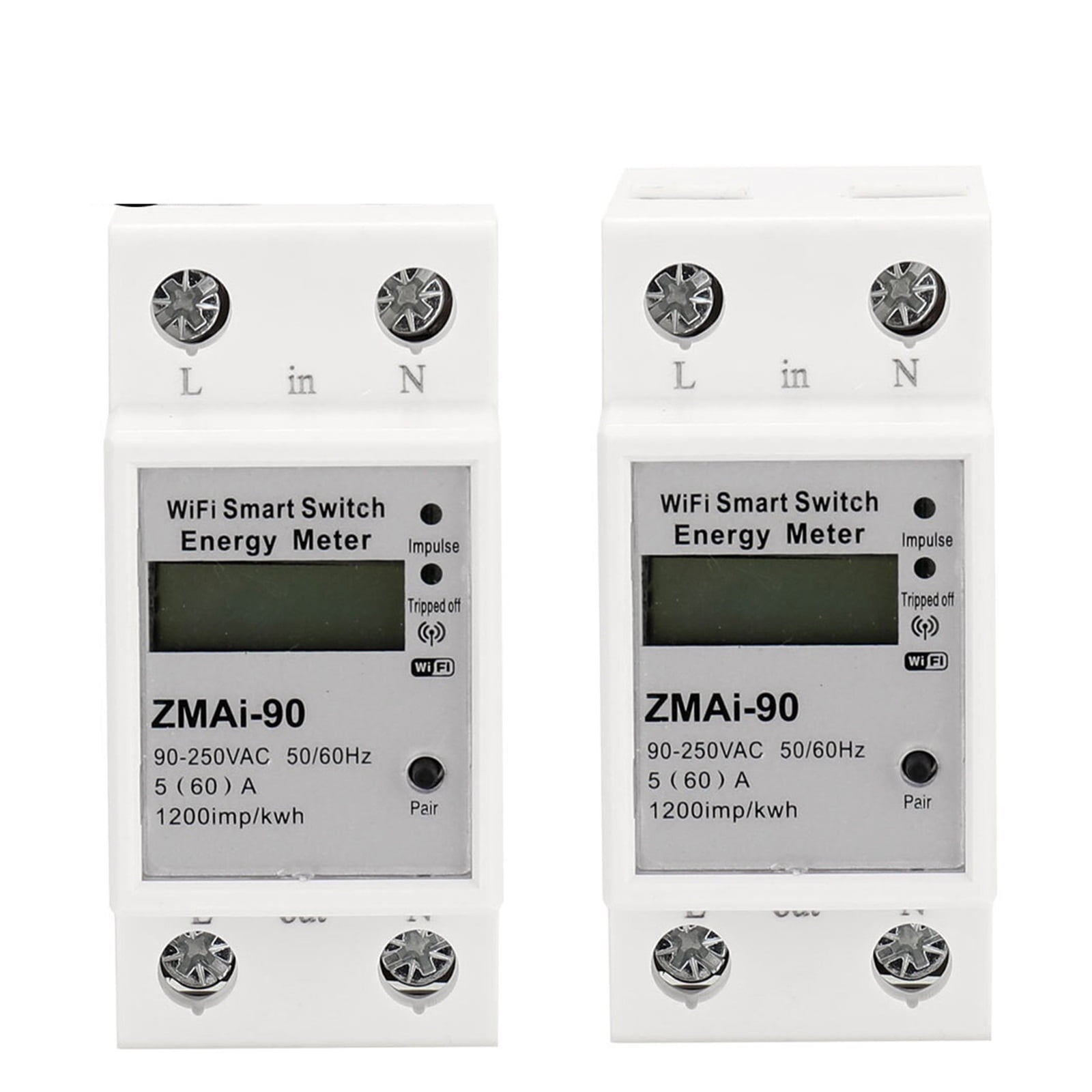 Smart Home Power Meter Wattmeter Energy Meter Voltage Relay Electric ...