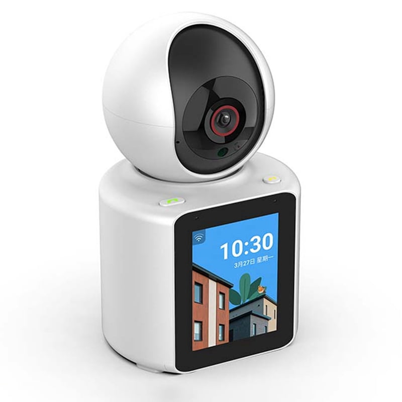 Smart Home Security Camera,One Click Call 2.4Inch Retina Screen Ip ...