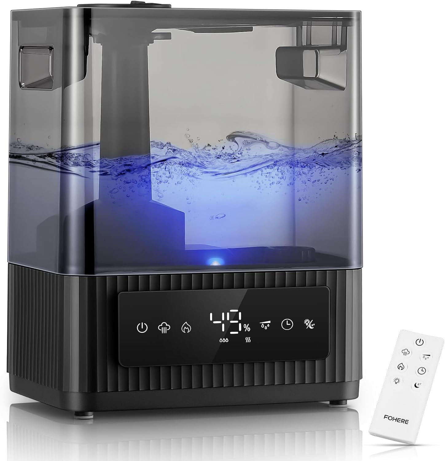 Smart Humidifier for Bedroom, 6L Quiet Warm Cool Mist with 60H Runtime ...