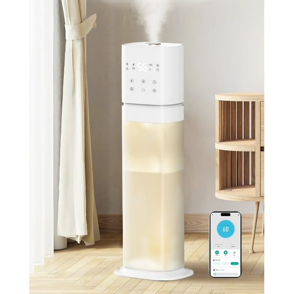 AILINKE, Smart Humidifier Large Room, 2.1Gal/8L, Whole House Cool Mist ...