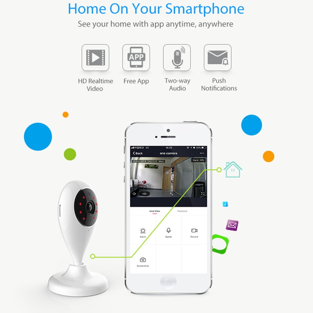 Smart Indoor Mini Camera for Tuya For WiFi IP Camera Full HD Recording ...