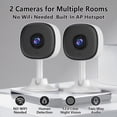Smart Indoor Security Camera with Built-In AP Hotspot, No Wi-Fi ...