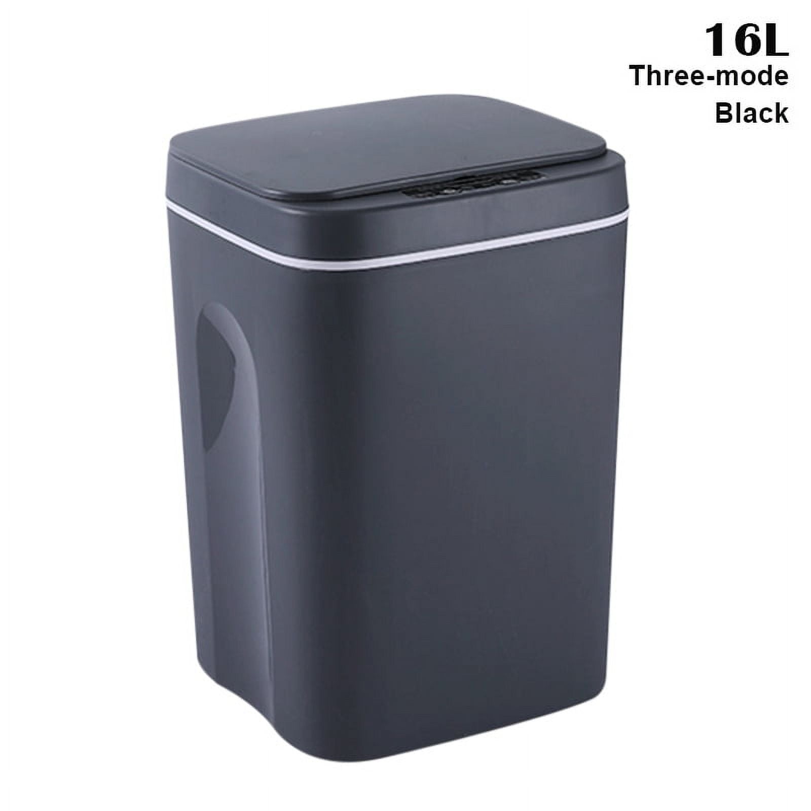 Smart Induction Touching Garbage Bin Self-Sealing Self-Changing Trash ...