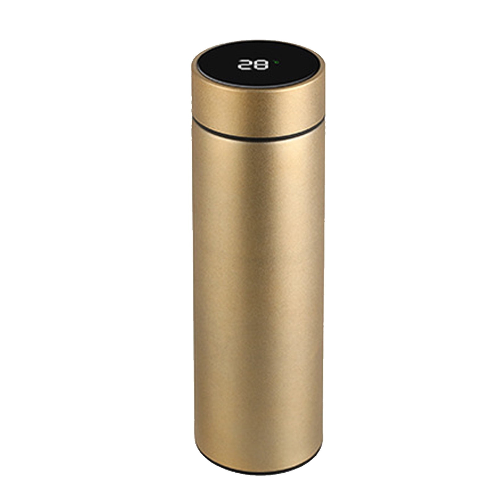 Smart Insulated Water Bottle 304 Stainless Steel Liner Gold Temperature ...