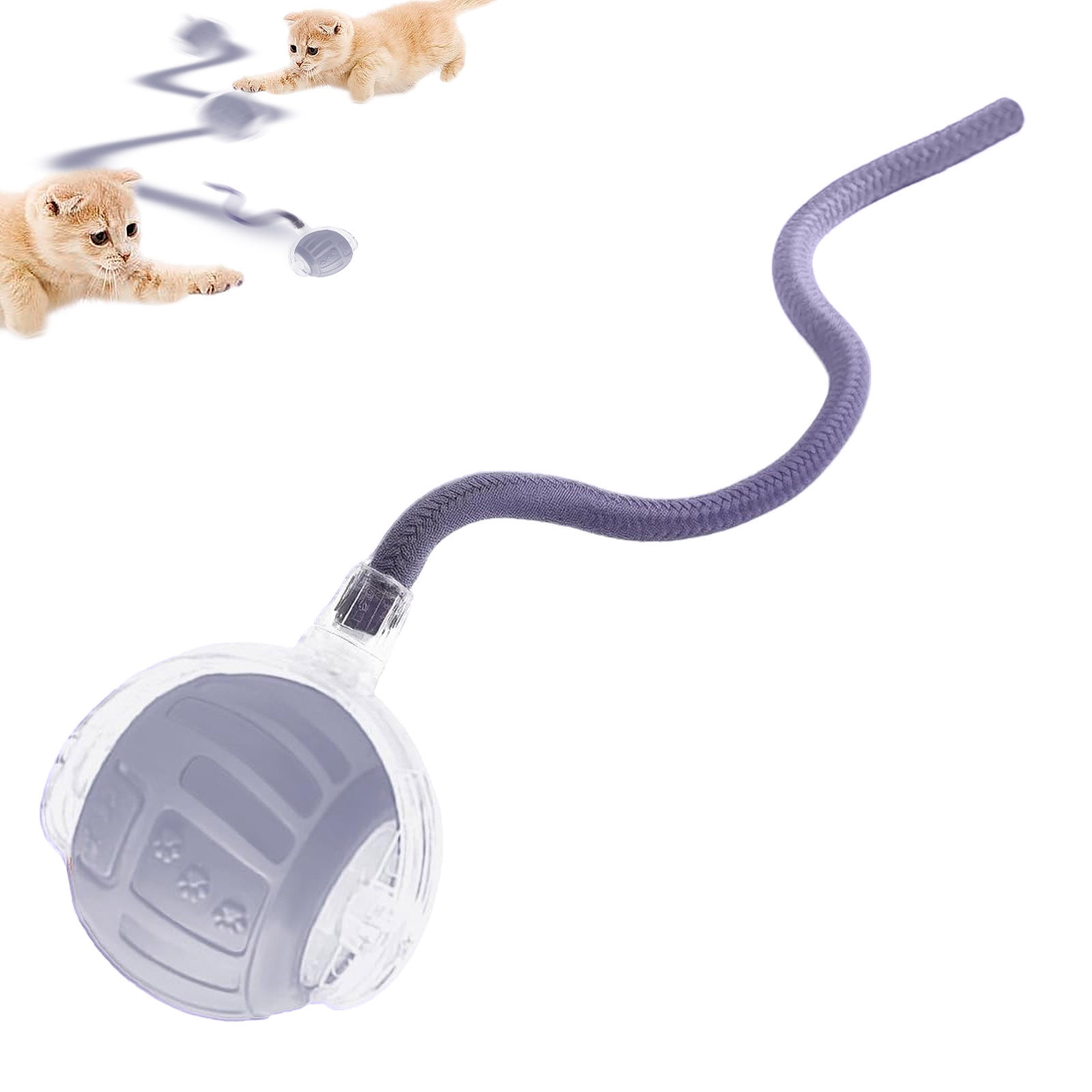 Smart Interactive Cat Toy 2025 Automatic Moving Bouncing Rolling With ...