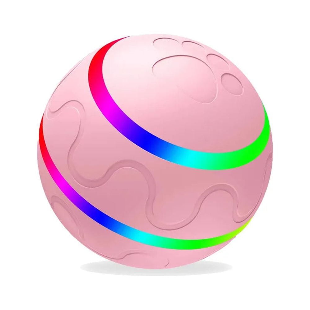 Smart Interactive Pet Ball Remote Control Flashing Rolling Jumping ...